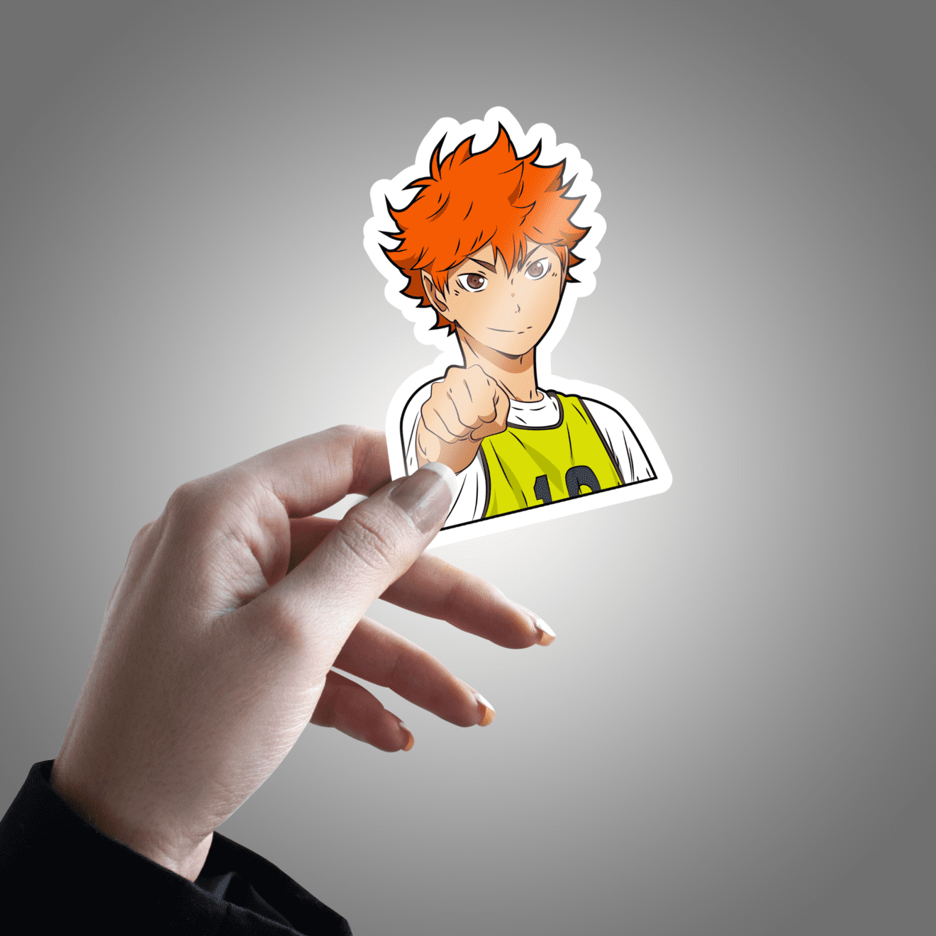 Haikyuu!! shoyo hinata victory Sticker – stickermirchi.com