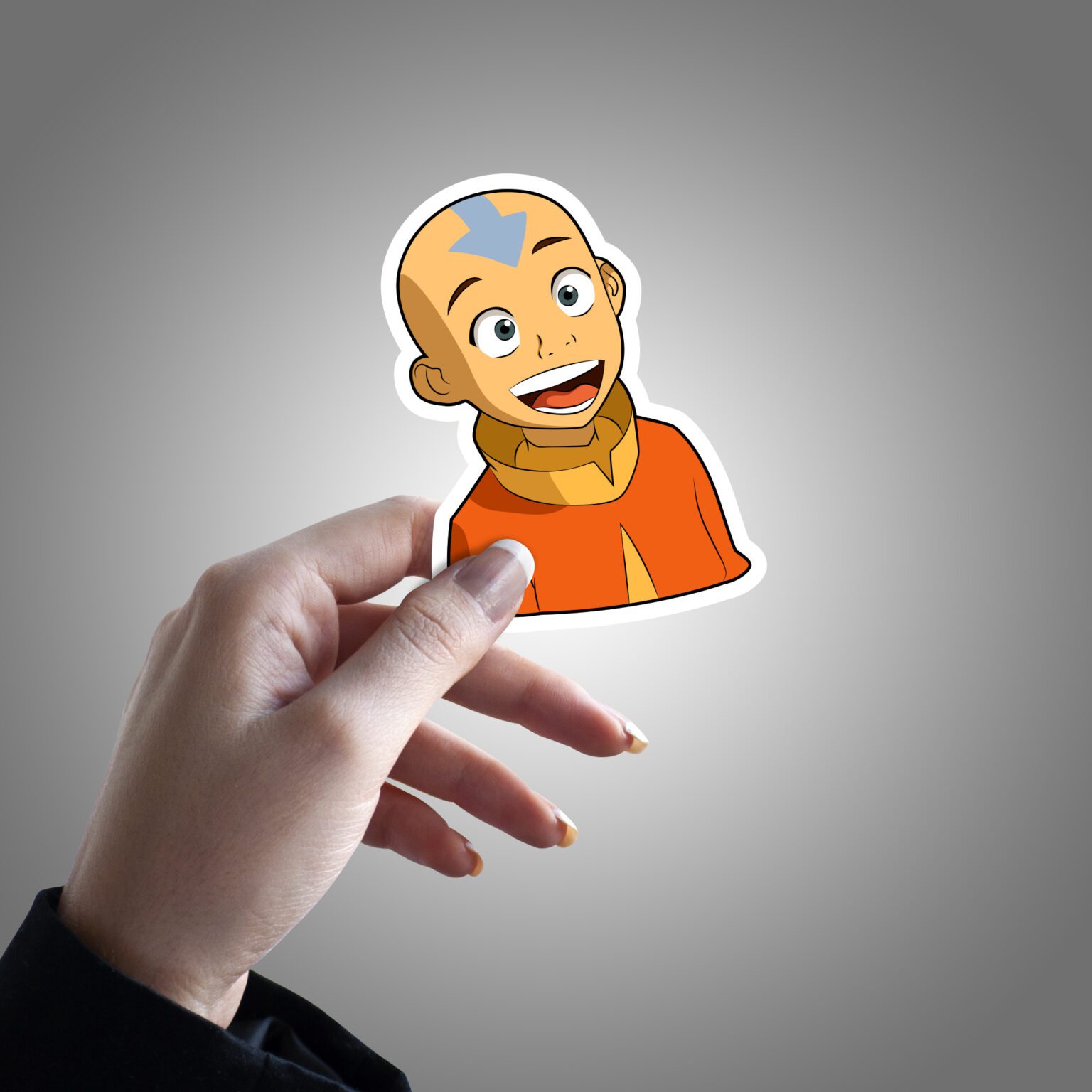 Avatar The Last Airbender Aang Sticker – stickermirchi.com