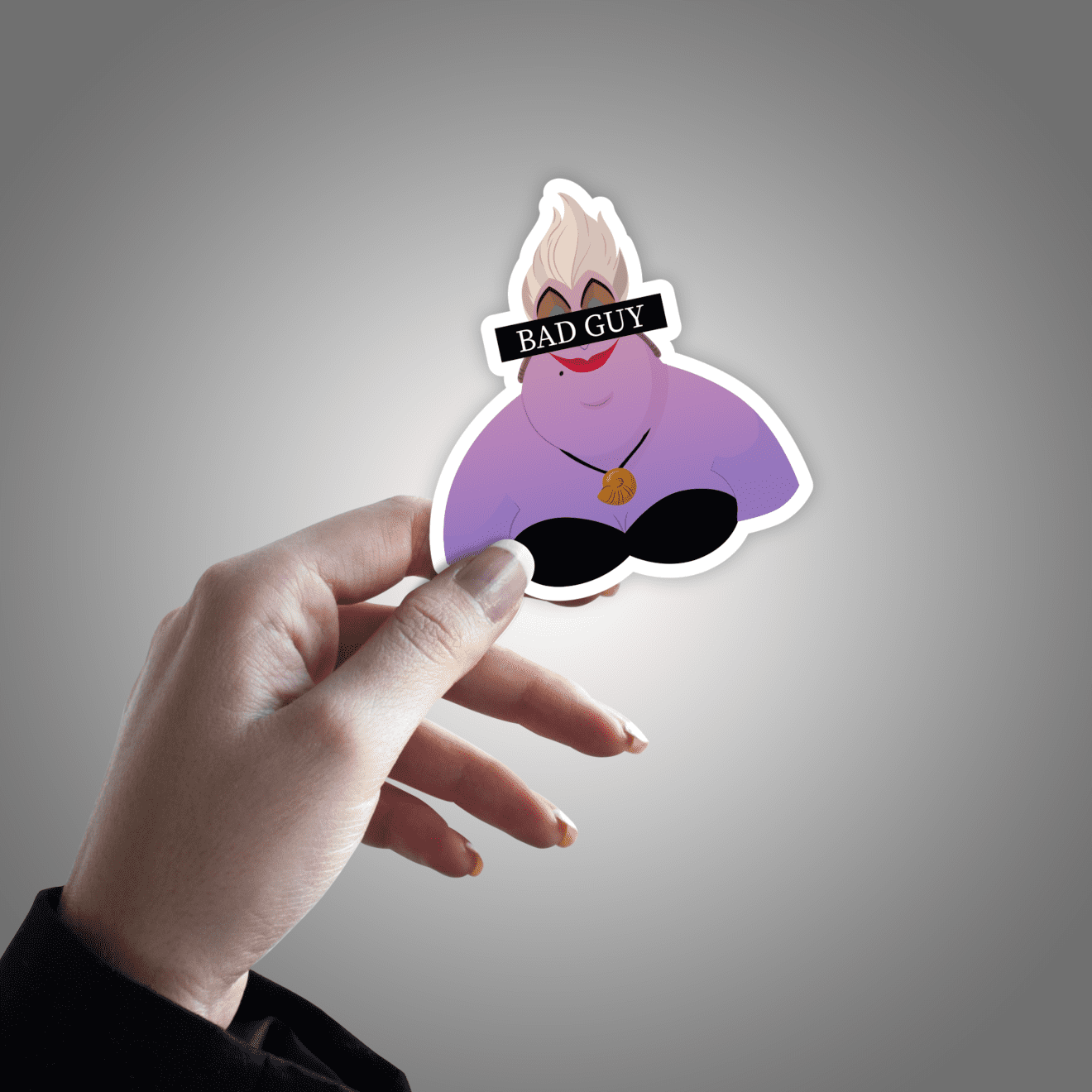 Ursula Bad Guy Sticker – stickermirchi.com
