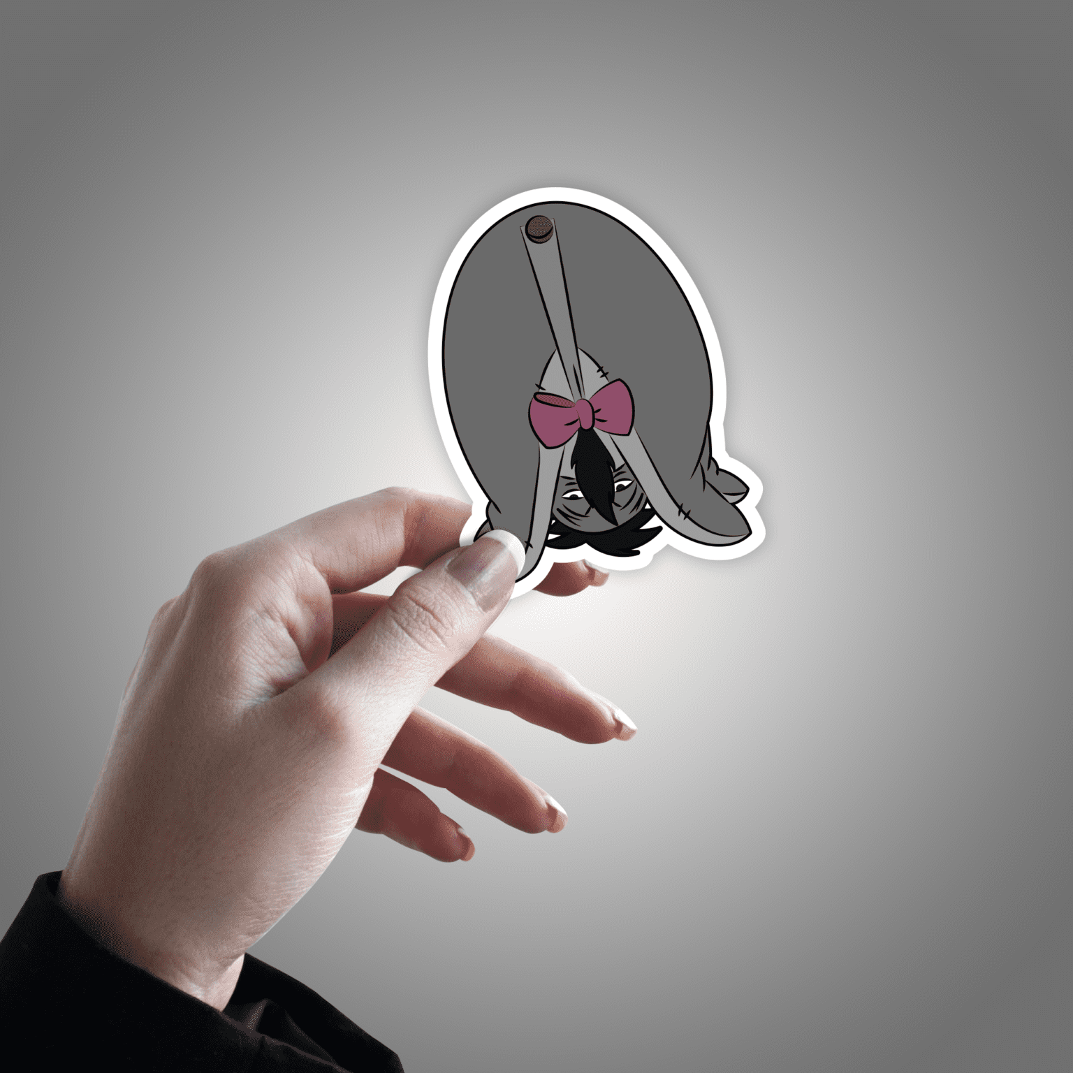 Winnie the Pooh Eeyore and Tail Sticker – stickermirchi.com