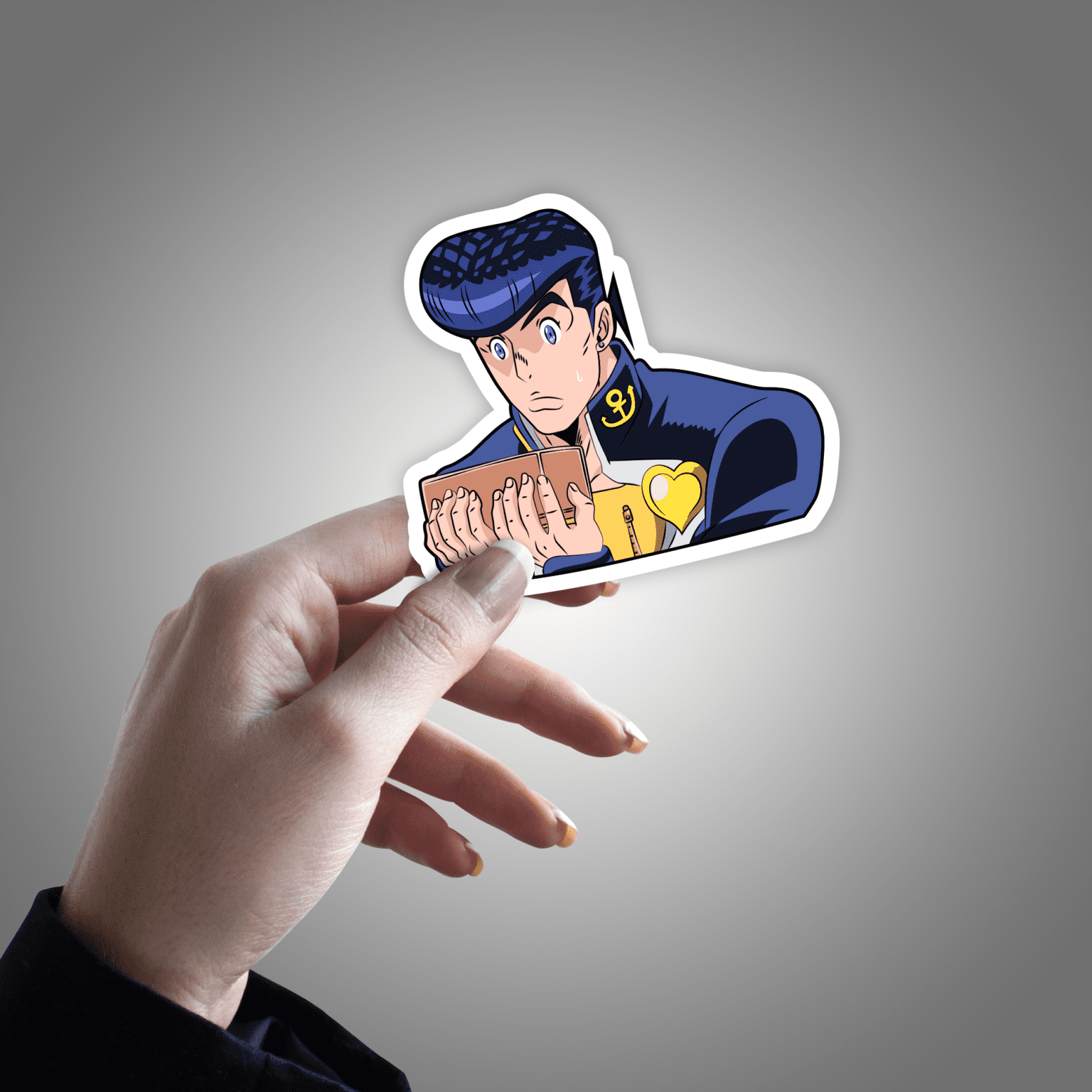 Jojo Josuke Higashikata Empty Wallet – stickermirchi.com