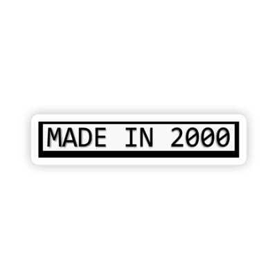 Nade In-2000 Sticker – stickermirchi.com