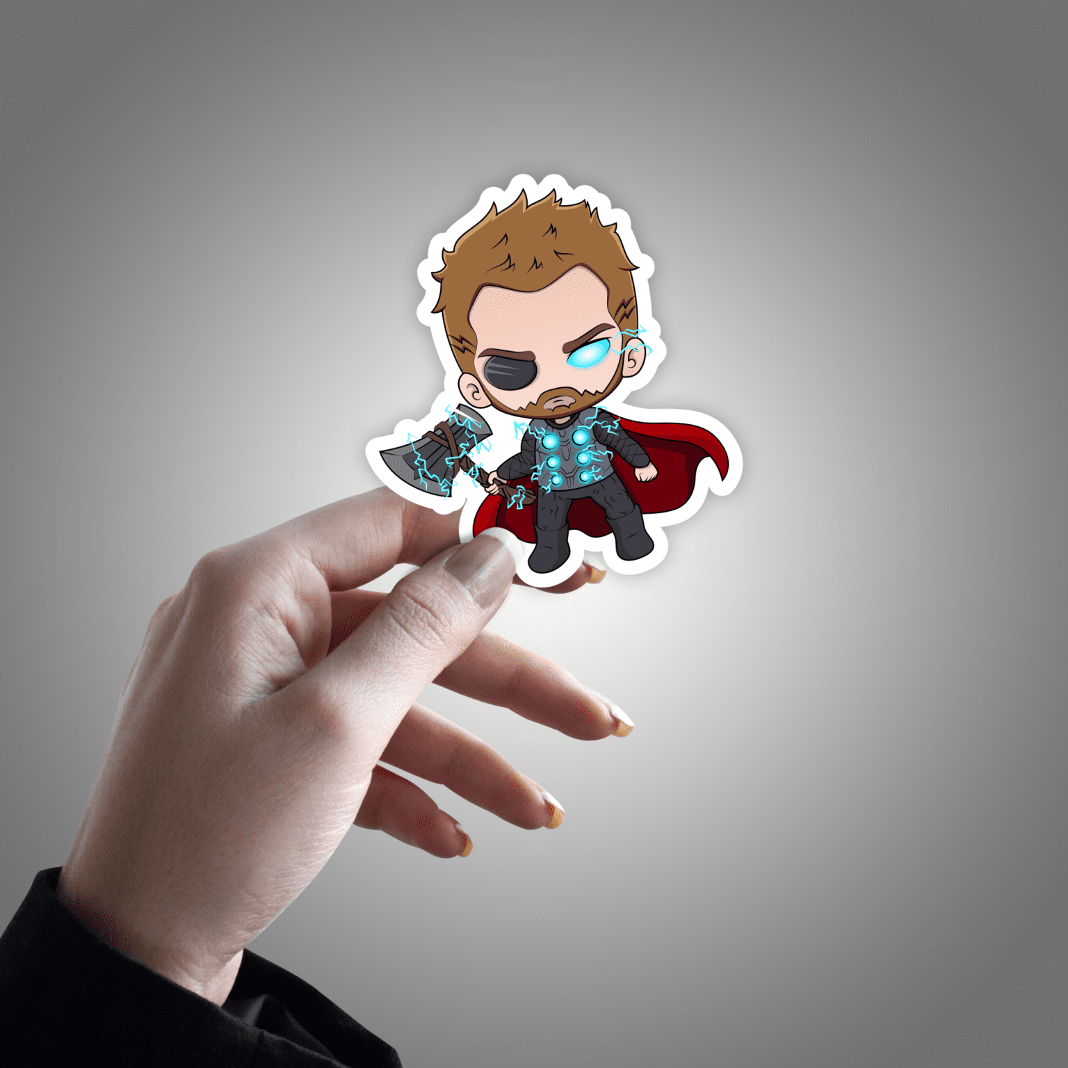 Marvel Chibi Thor – stickermirchi.com