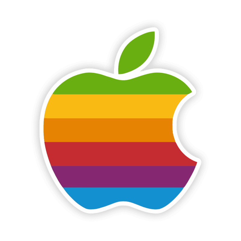 Apple Logo Stickers – stickermirchi.com