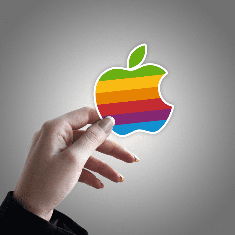 Apple Logo Stickers – stickermirchi.com