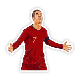 Cristiano Ronaldo Sticker – stickermirchi.com