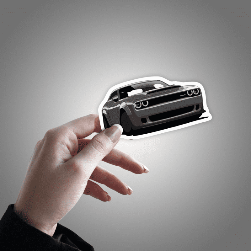 Dodge Challenger SRT Demon Sticker – stickermirchi.com