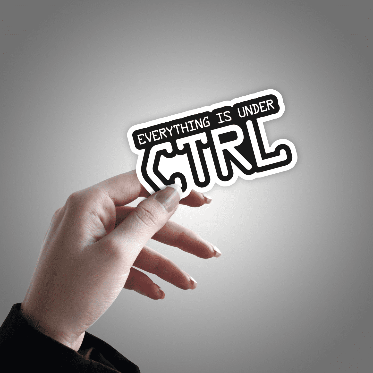 Everything Is Under Ctrl Sticker – stickermirchi.com