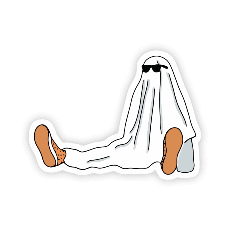 Ghost Boy Sticker – stickermirchi.com