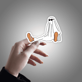 Ghost Boy Sticker – stickermirchi.com