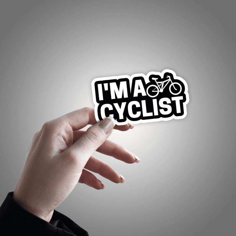 I’m A Cyclist Sticker – stickermirchi.com