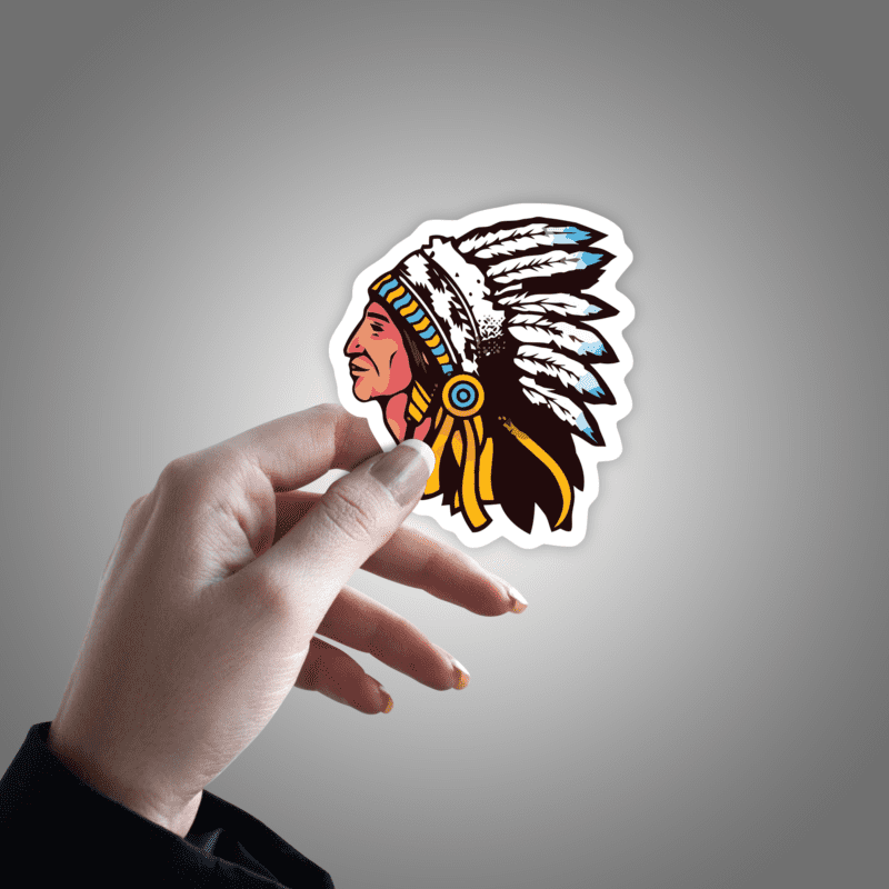 Indian Chief Sticker – stickermirchi.com