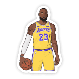 Lebron James Sticker – stickermirchi.com