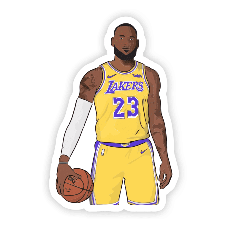 Lebron James Sticker – stickermirchi.com