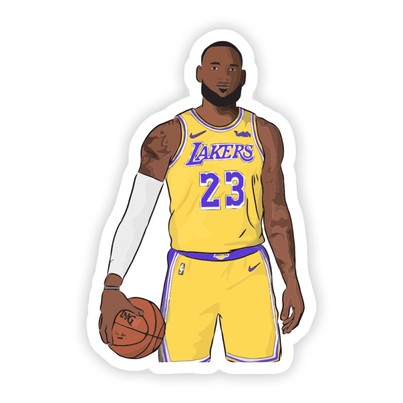 Lebron James Sticker – stickermirchi.com