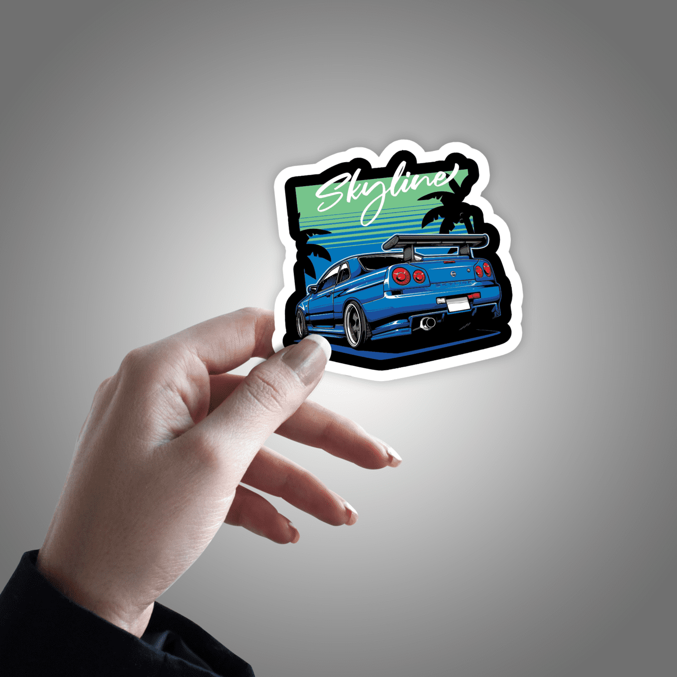 Nissan Skyline R34 Sticker – stickermirchi.com