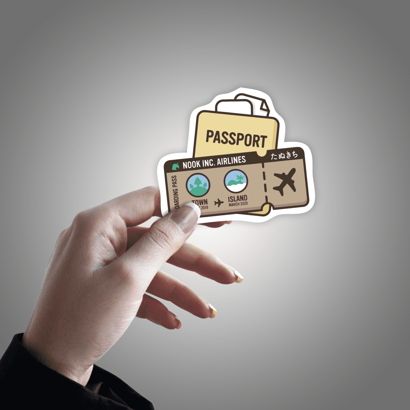 Nook Inc Airlines Sticker – stickermirchi.com