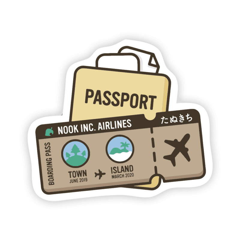 Nook Inc Airlines Sticker – stickermirchi.com