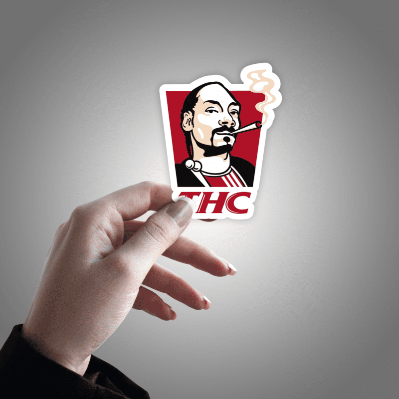 Snoop Dog X Kfc X Thc Sticker – stickermirchi.com