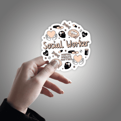 Social Worker Sticker – stickermirchi.com