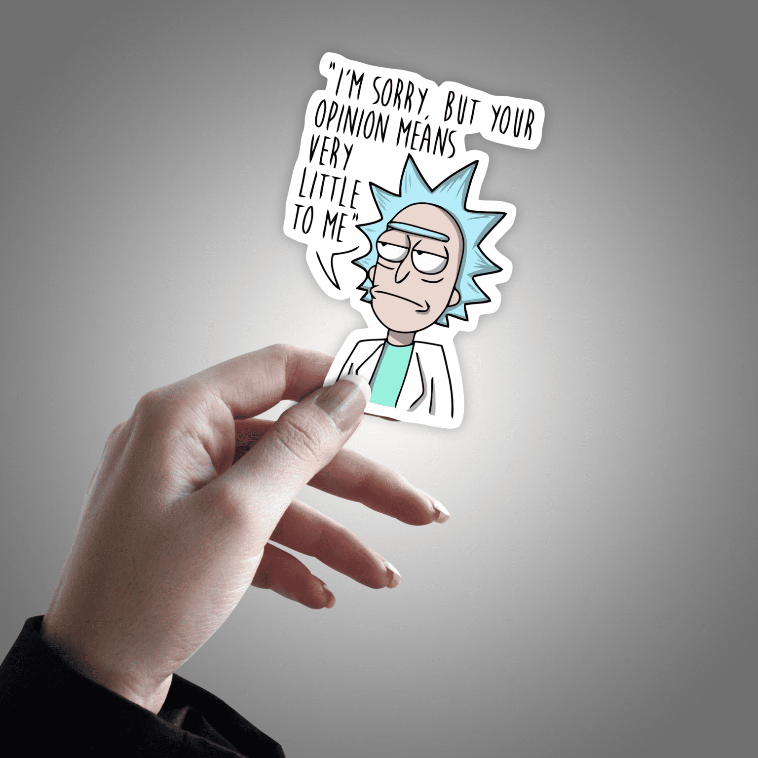 Your Opinion Means Very Little To Me Sticker – stickermirchi.com