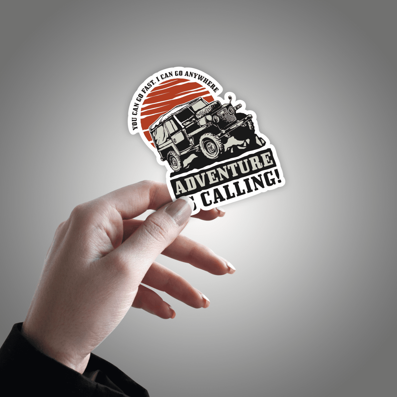 Adventure Is Calling Sticker – stickermirchi.com