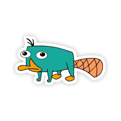 Agent P Sticker – stickermirchi.com
