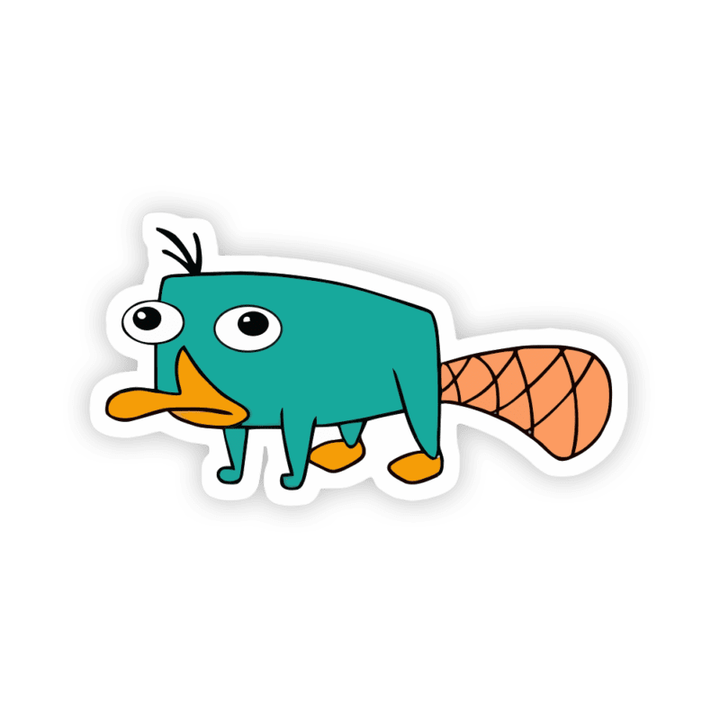 Agent P Sticker – stickermirchi.com