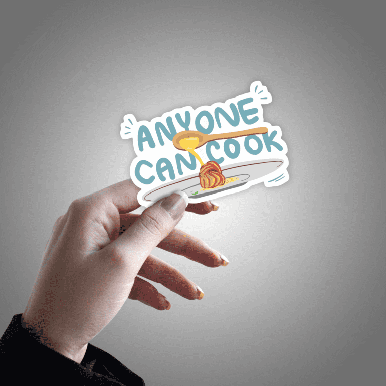 Anyone Can Cook Sticker – stickermirchi.com