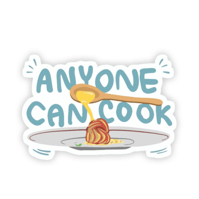 Anyone Can Cook Sticker – stickermirchi.com