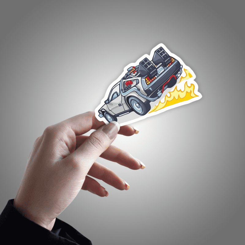 Back To The Future Sticker – stickermirchi.com