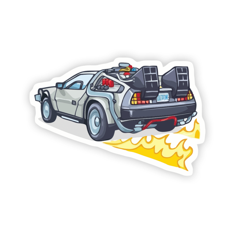 Back To The Future Sticker – stickermirchi.com