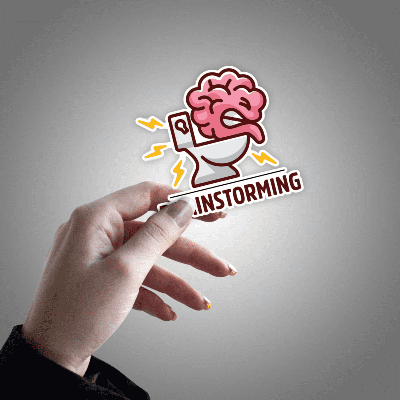 Brainstorming Sticker – stickermirchi.com