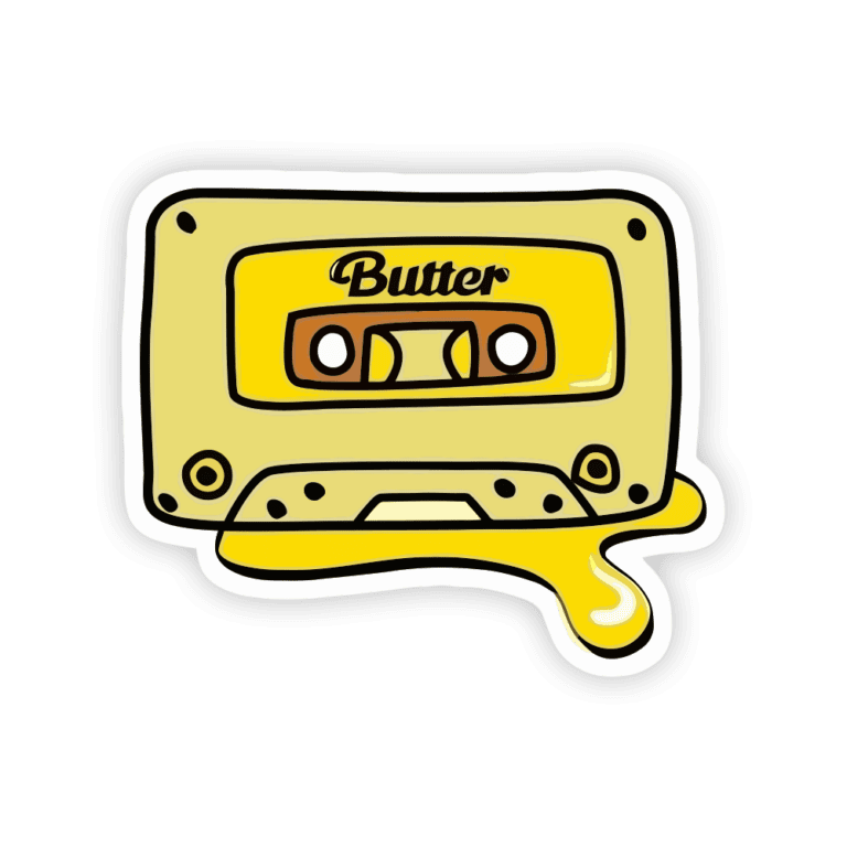 Butter Tape Sticker – stickermirchi.com