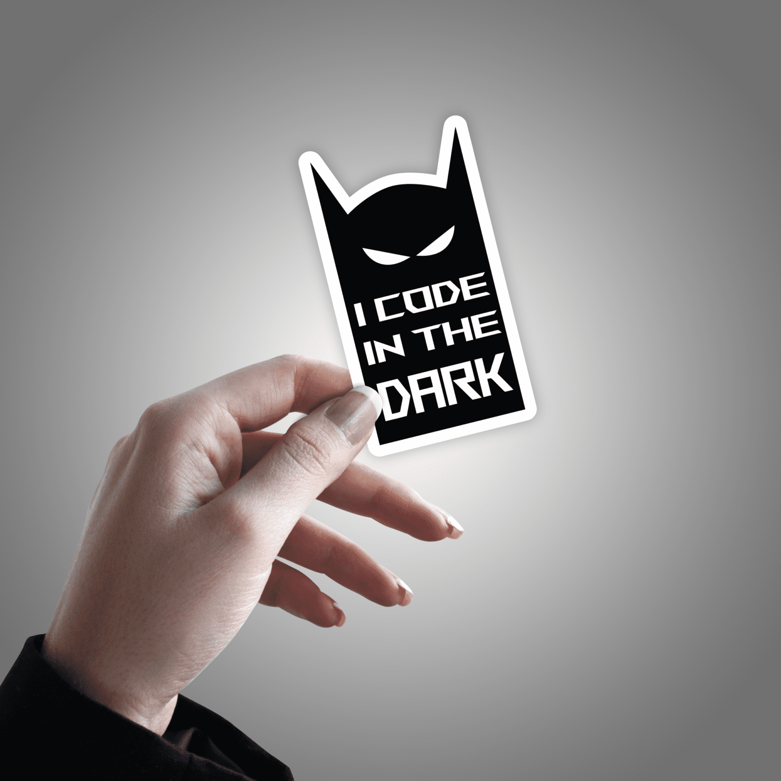 I Code In The Dark Sticker – stickermirchi.com