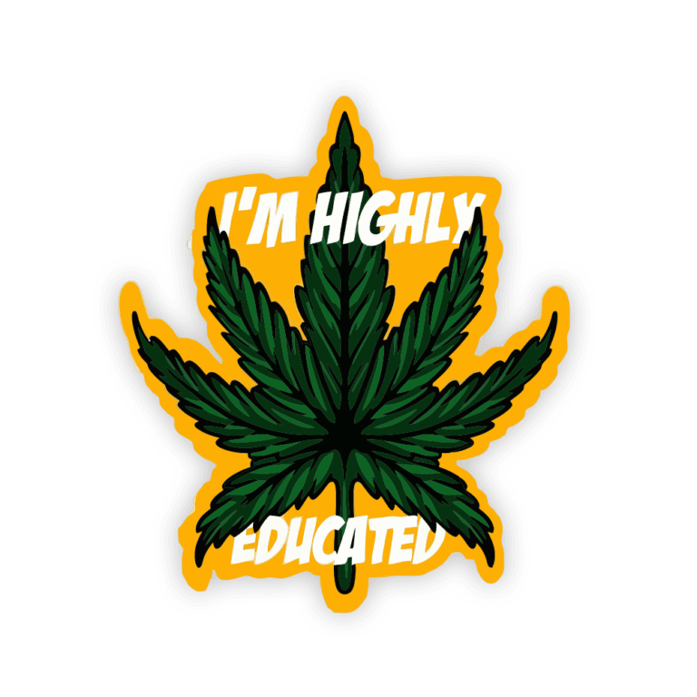 I’M Highly Educated Sticker – stickermirchi.com