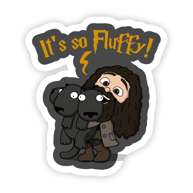 Its So Fluffy Sticker – stickermirchi.com
