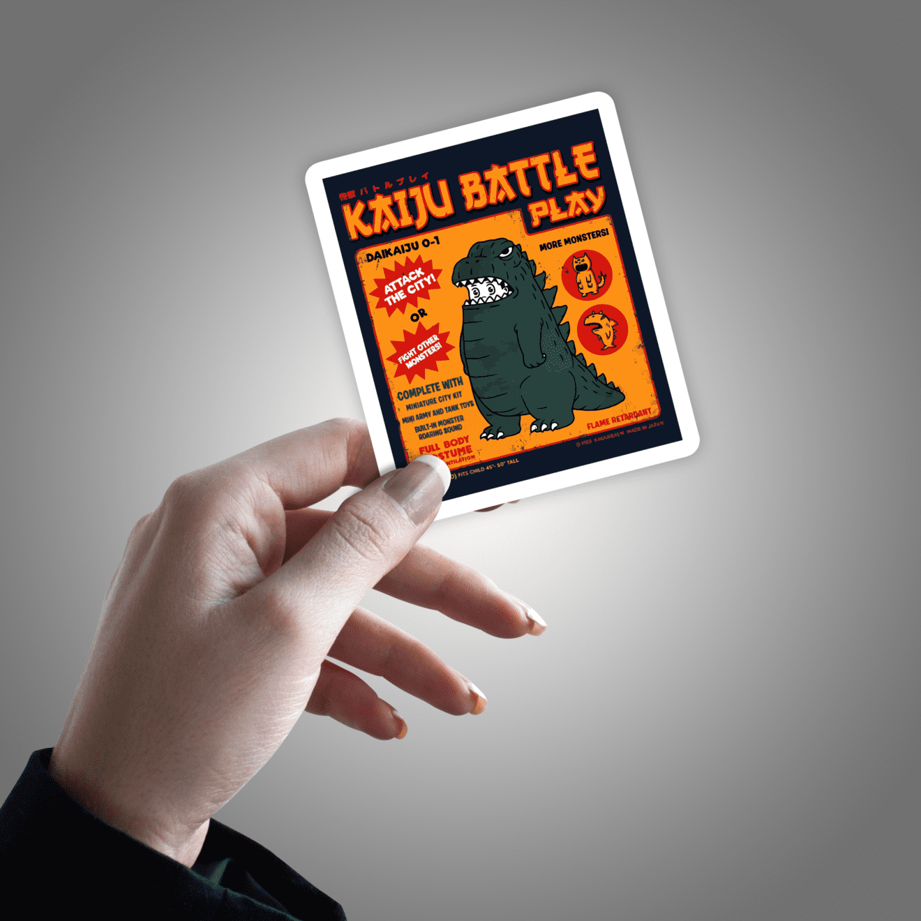 Kaiju Battle Player Sticker – stickermirchi.com