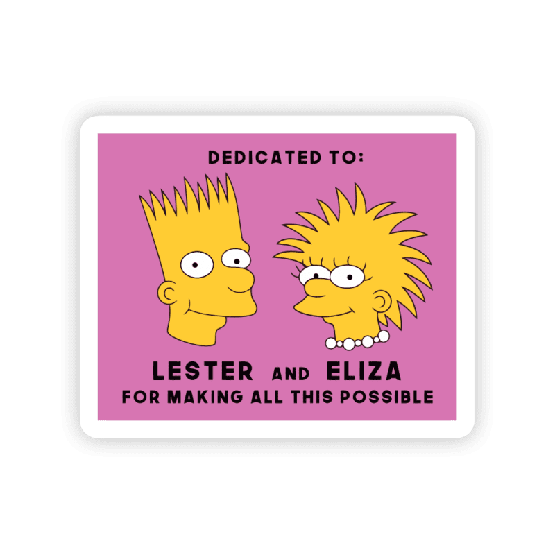 Lester And Eliza Sticker – stickermirchi.com