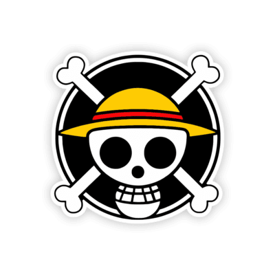 One Piece Logo Sticker – stickermirchi.com