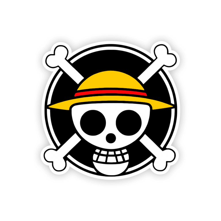 One Piece Logo Sticker – stickermirchi.com
