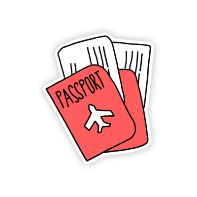 Passport Sticker – stickermirchi.com