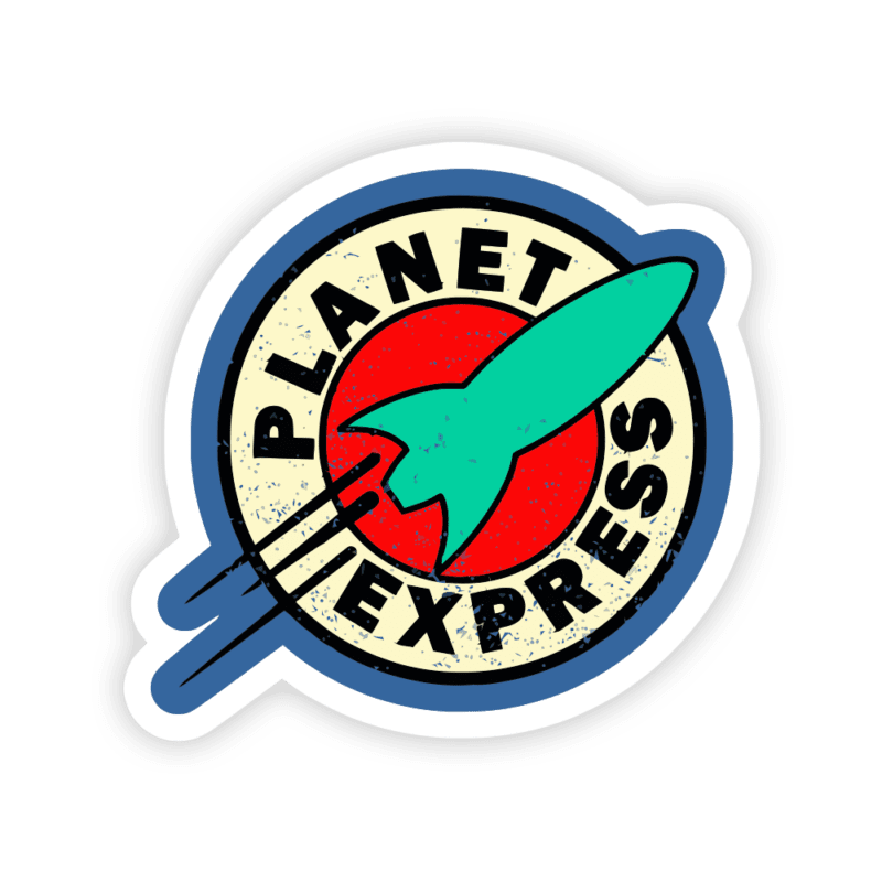 Planet Express Sticker – stickermirchi.com