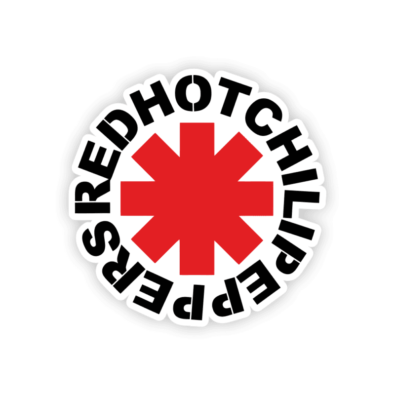 Red Hot Chili Peppers Sticker – stickermirchi.com