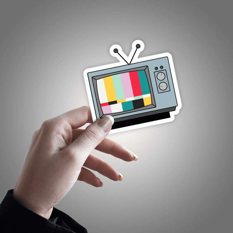 Retro Tv Sticker – stickermirchi.com