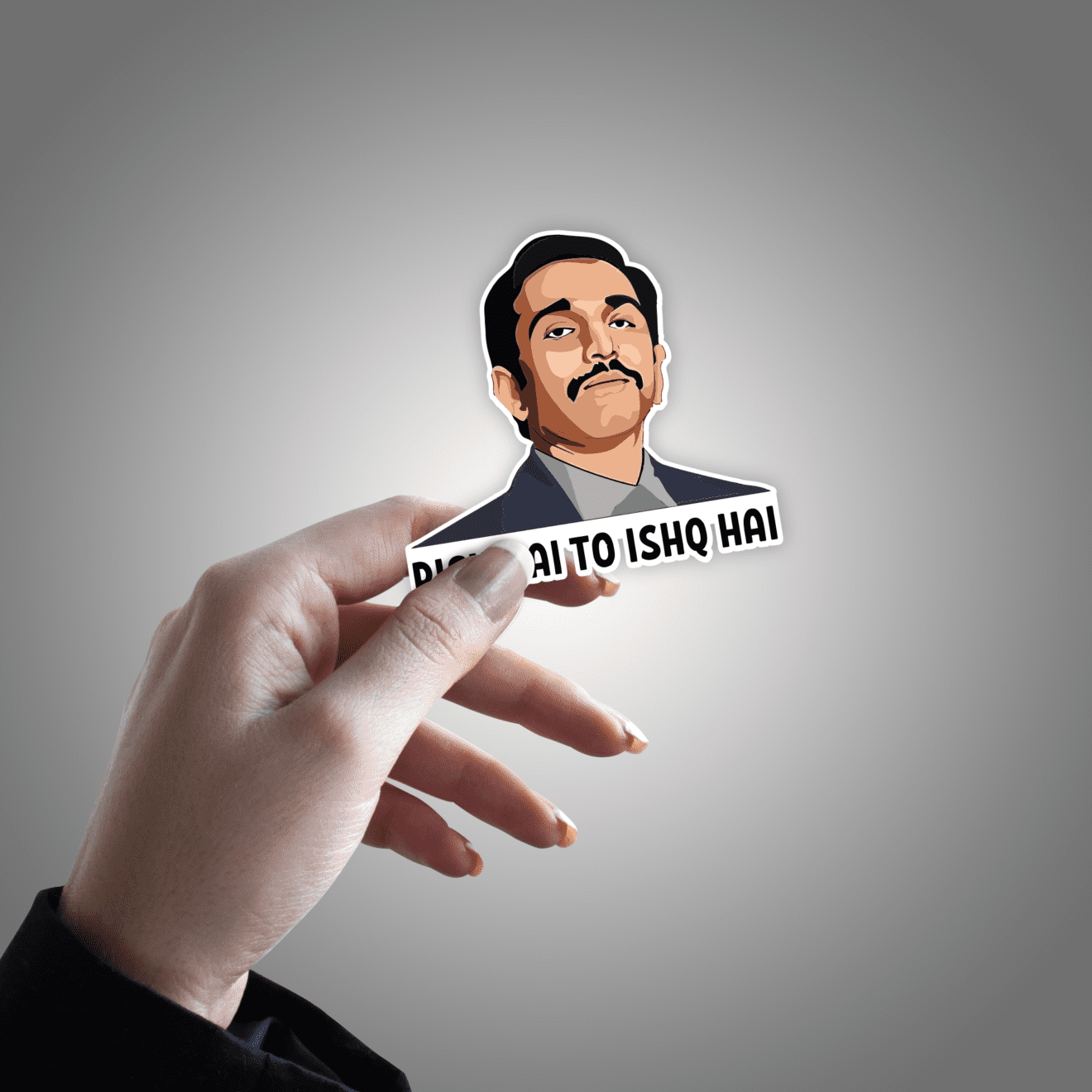 Risk Hai To Ishq Hai Sticker – stickermirchi.com