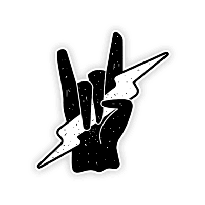 Rock On Sticker – stickermirchi.com