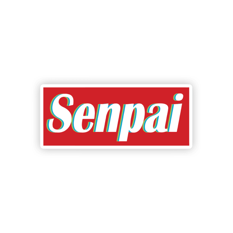 Senpai Sticker – stickermirchi.com
