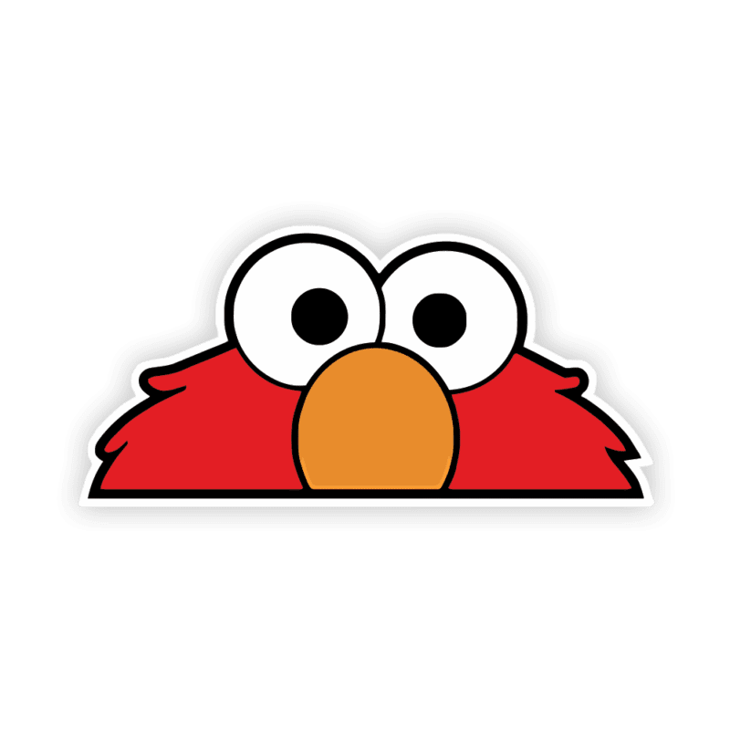 Sesame Street Elmo Sticker – stickermirchi.com