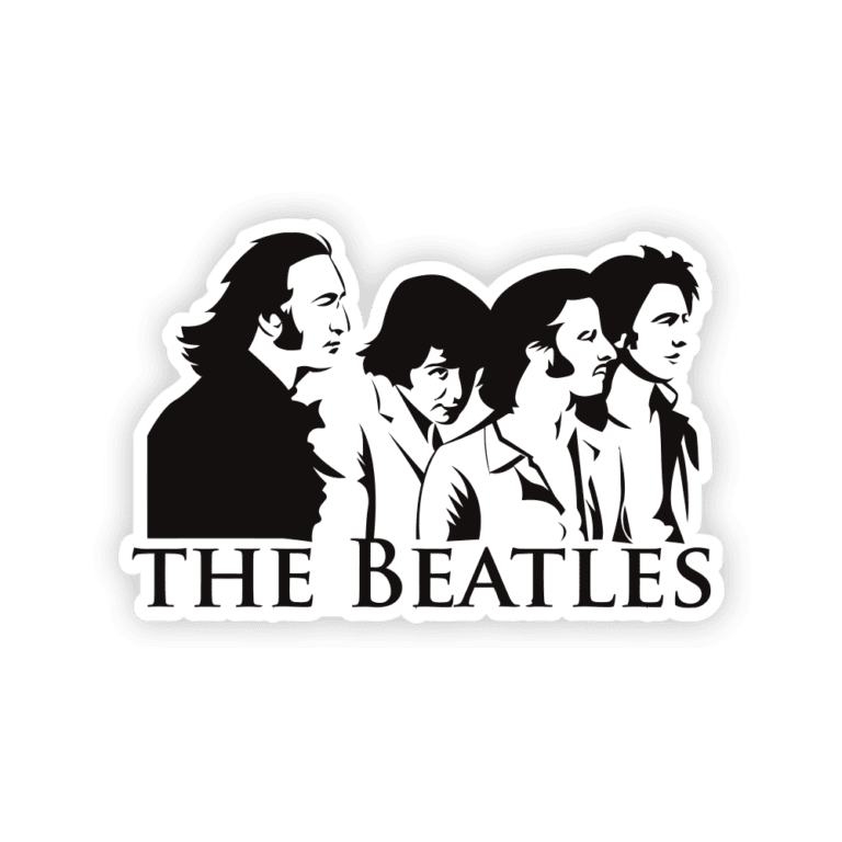 The Beatles Sticker – stickermirchi.com